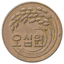 50 South Korean won coin (old type) - Exchange yours for cash today