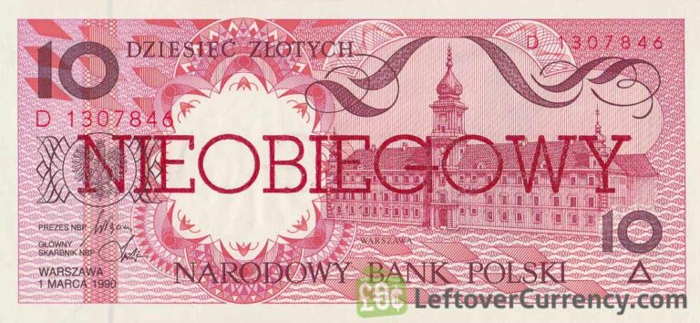 10 Polish Zlotych banknote Nieobiegowy - Exchange yours for cash today