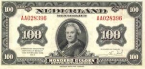 100 Dutch Guilders banknote (Muntbiljet 1943) - Exchange yours today
