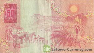 50 South African Rand banknote (van Riebeeck) - Exchange yours today