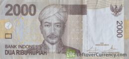 2000 Indonesian Rupiah note (Prince Antasari) - Exchange yours today