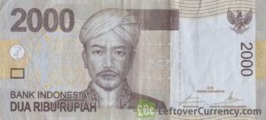2000 Indonesian Rupiah note (Prince Antasari) - Exchange yours today