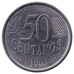 Brazil 50 Centavos coin first series - Exchange yours for cash today