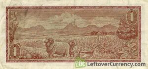 1 South African Rand banknote van Riebeeck framed - Exchange for cash