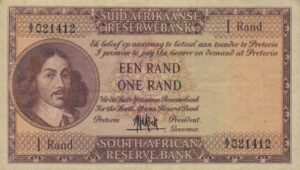 1 South African Rand note (van Riebeeck large type) - Exchange yours