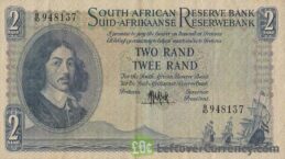 2 South African Rand note (van Riebeeck large type) - Exchange yours