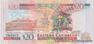 20 Eastern Caribbean dollars banknote - Exchange yours for cash today