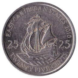 25 cents coin East Caribbean States - Exchange yours for cash today