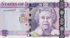 100 Jersey Pounds banknote Diamond Jubilee - Exchange yours for cash