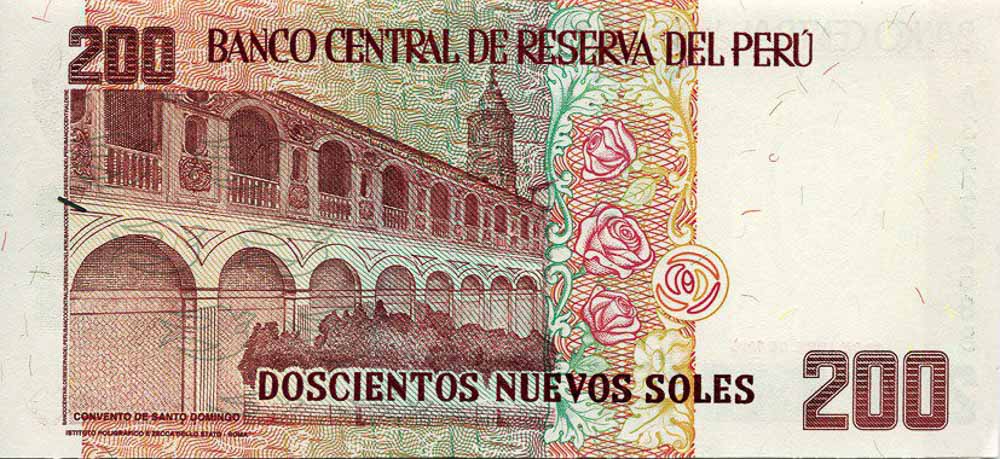 200 Peruvian Nuevos Soles banknote (1995-2006) - Exchange yours today