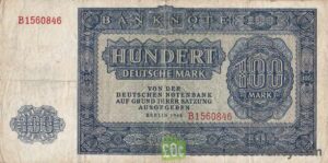 100 DDR Mark note Deutschen Notenbank 1948 - Exchange yours for cash