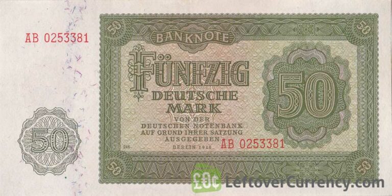 50 DDR Mark note Deutschen Notenbank 1948 - Exchange yours for cash