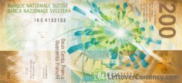 200 Swiss Francs banknote (9th Series) - Exchange yours for cash today