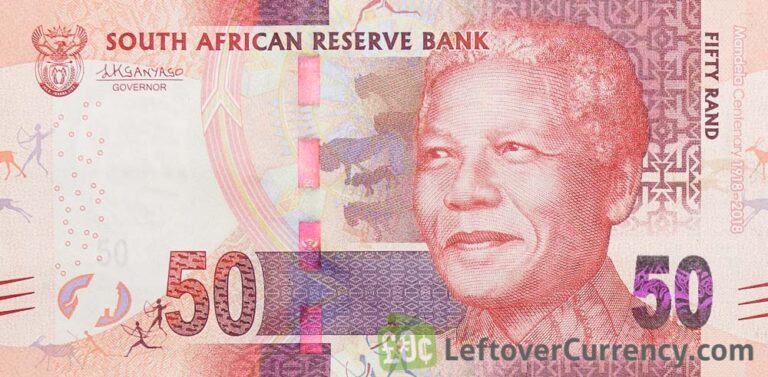 50 South African Rand banknote (Madiba Centenary) - Exchange yours