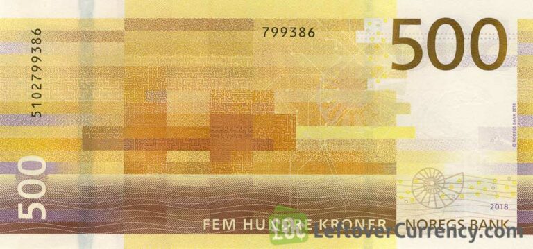 500 Norwegian Kroner banknote (RS 14 Stavanger) - Exchange yours today