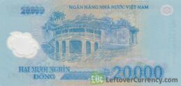 20,000 Vietnamese Dong banknote - Exchange yours for cash today
