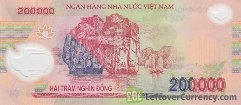 200,000 Vietnamese Dong banknote - Exchange yours for cash today