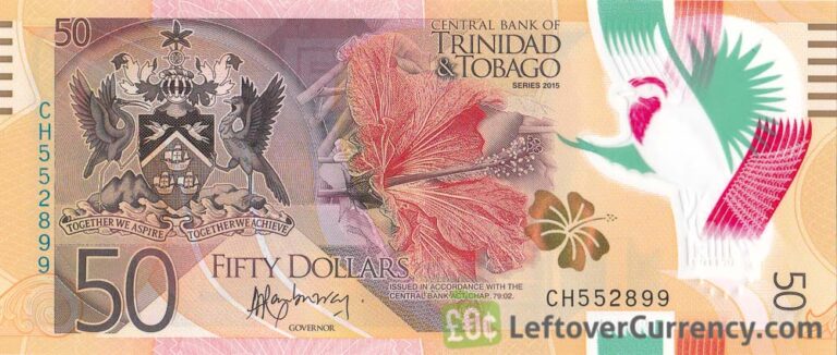 10 Trinidad and Tobago Dollars banknote - Exchange yours for cash