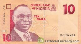 10 Nigerian Naira paper banknote (Alvan Ikoku) - Exchange yours today