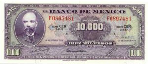 obsolete Old Mexican Peso banknotes - Exchange yours now