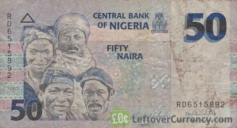 50 Nigerian Naira paper banknote (People of Nigeria) - Exchange yours