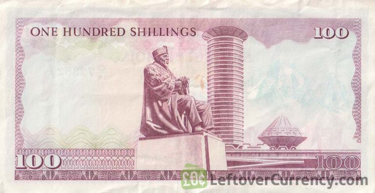 Leftover Currency - easily exchange 100 Kenyan Shillings banknote (1978)