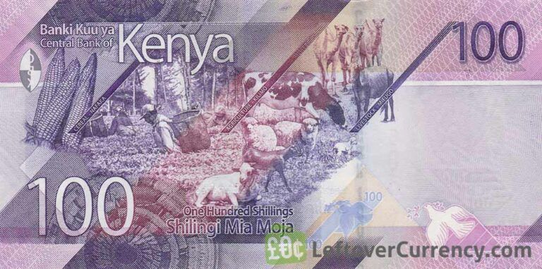 100 Kenyan Shillings banknote - Exchange yours for cash