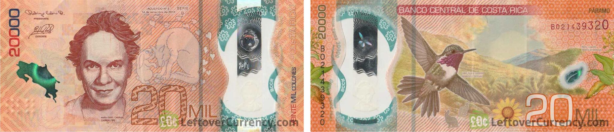 Leftover Currency - Costa Rican Colon currency overview