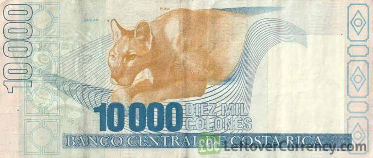Leftover Currency - easily exchange 10000 Costa Rican Colones banknote ...
