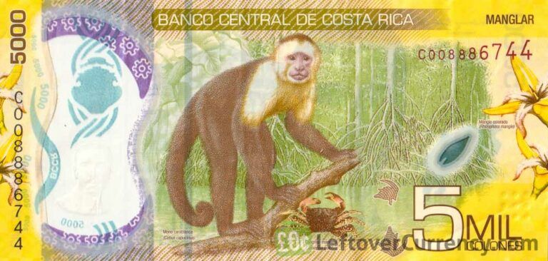 5000 Costa Rican Colones banknote (Alfredo González Flores) - Exchange ...