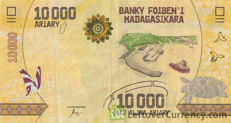 10000 Malagasy Ariary banknote - Exchange yours today