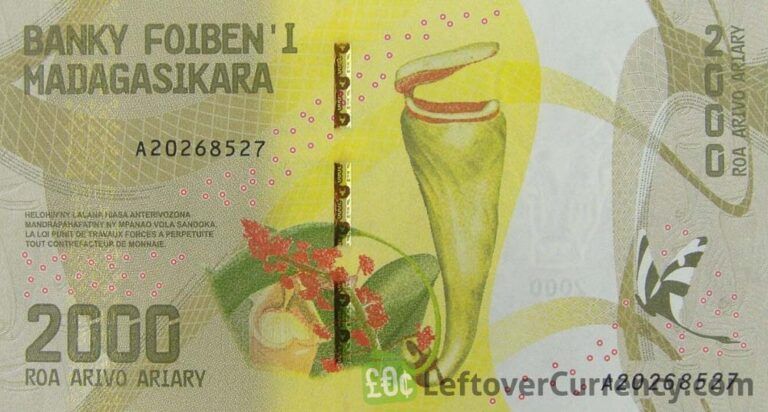 2000 Malagasy Ariary banknote - Exchange yours today