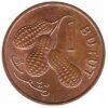 Leftover Currency - easily exchange 1 Butut coin Gambia (peanuts)