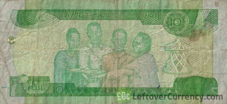 Leftover Currency - easily exchange 10 Ethiopian Birr banknote (camel)