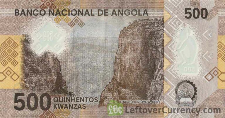 500 Angolan Kwanza banknote - Exchange yours for cash today