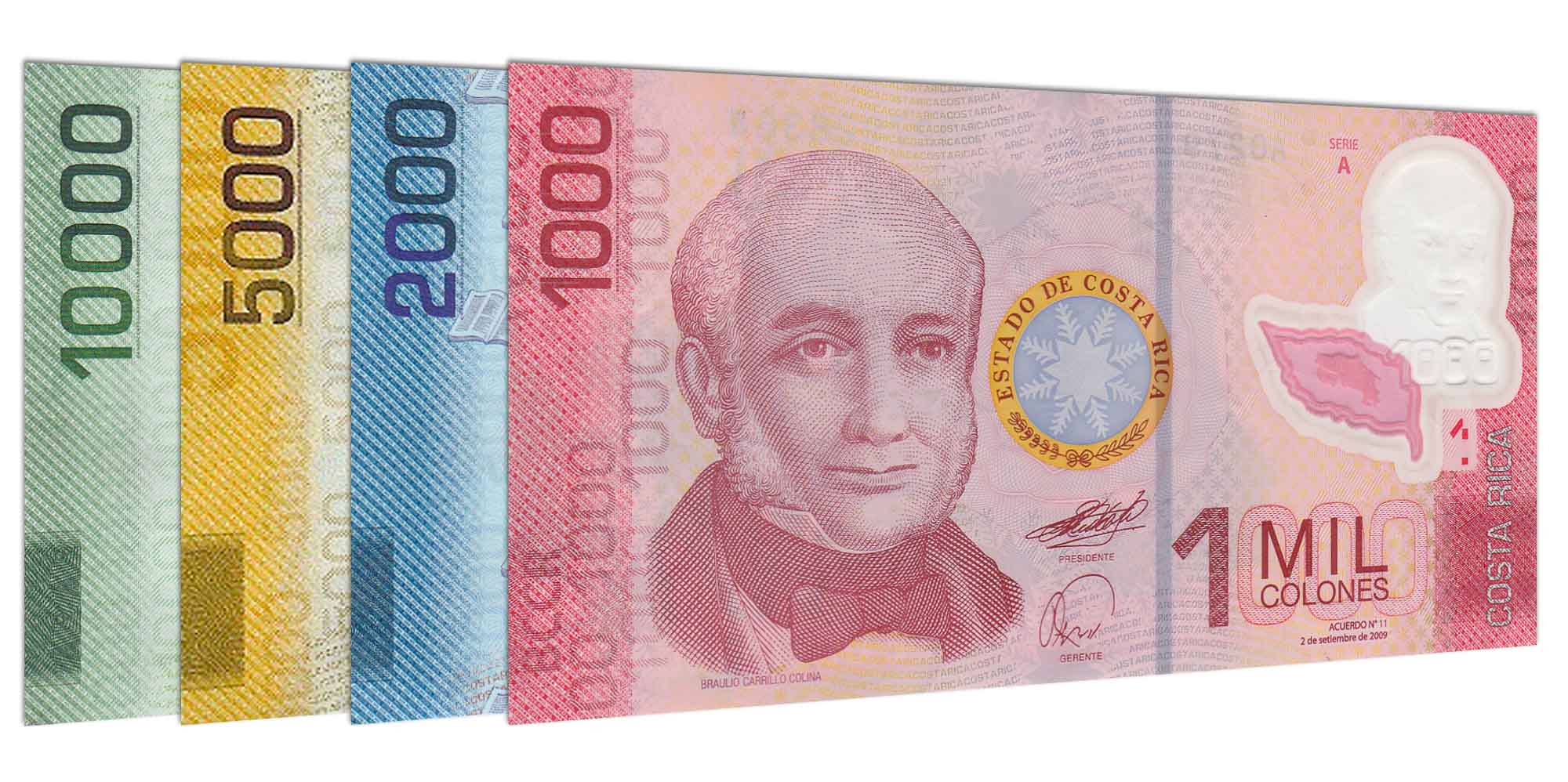 Leftover Currency - easily exchange Mixed current Costa Rican Colones ...