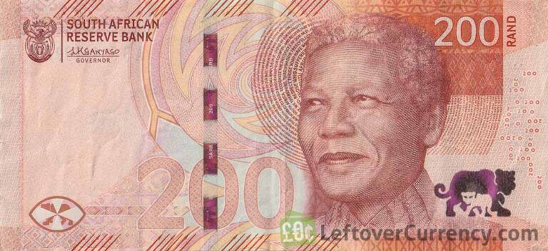 200 South African Rand banknote (Leopards) - Exchange yours for cash