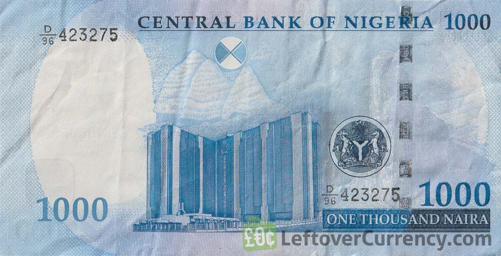 Leftover Currency - easily exchange 1000 Nigerian Naira banknote ...