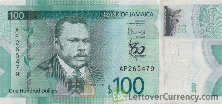 current Jamaican Dollar banknotes - Exchange yours now