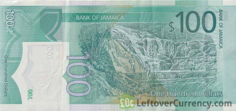 100 Jamaican Dollar polymer banknote - Exchange yours today