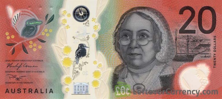 20 Australian Dollars banknote - Exchange yours for cash