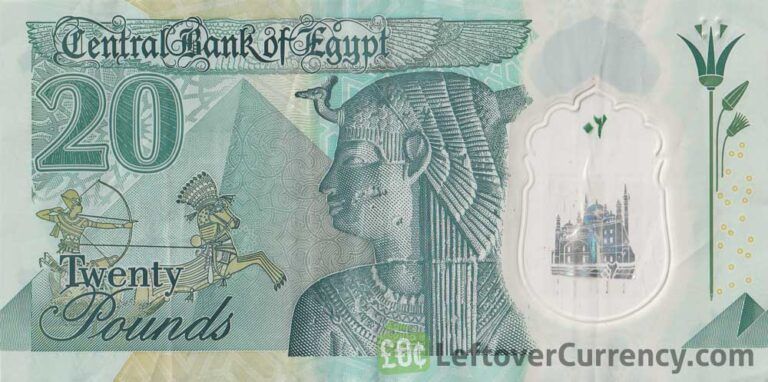20 Egyptian Pound polymer banknote- Exchange yours for cash