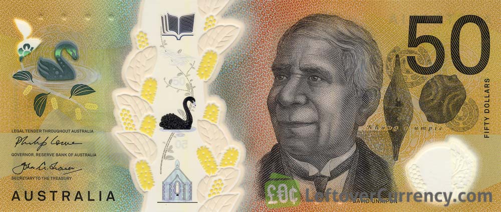 50 Australian Dollars banknote - Exchange yours for cash