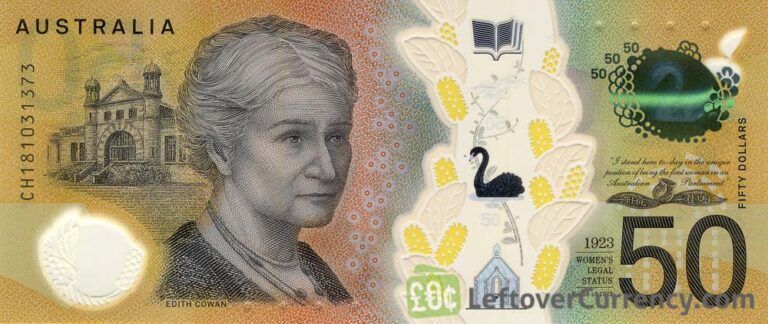 50 Australian Dollars banknote - Exchange yours for cash
