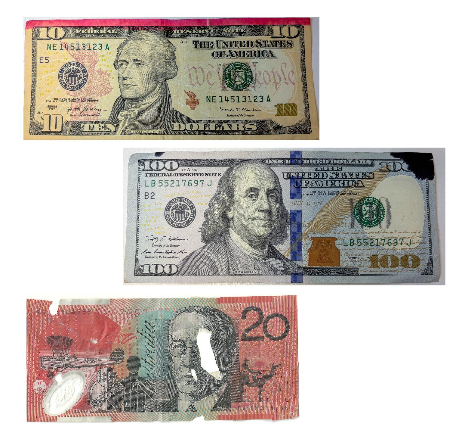 Leftover Currency - A guide to damaged banknotes: What we can and ...