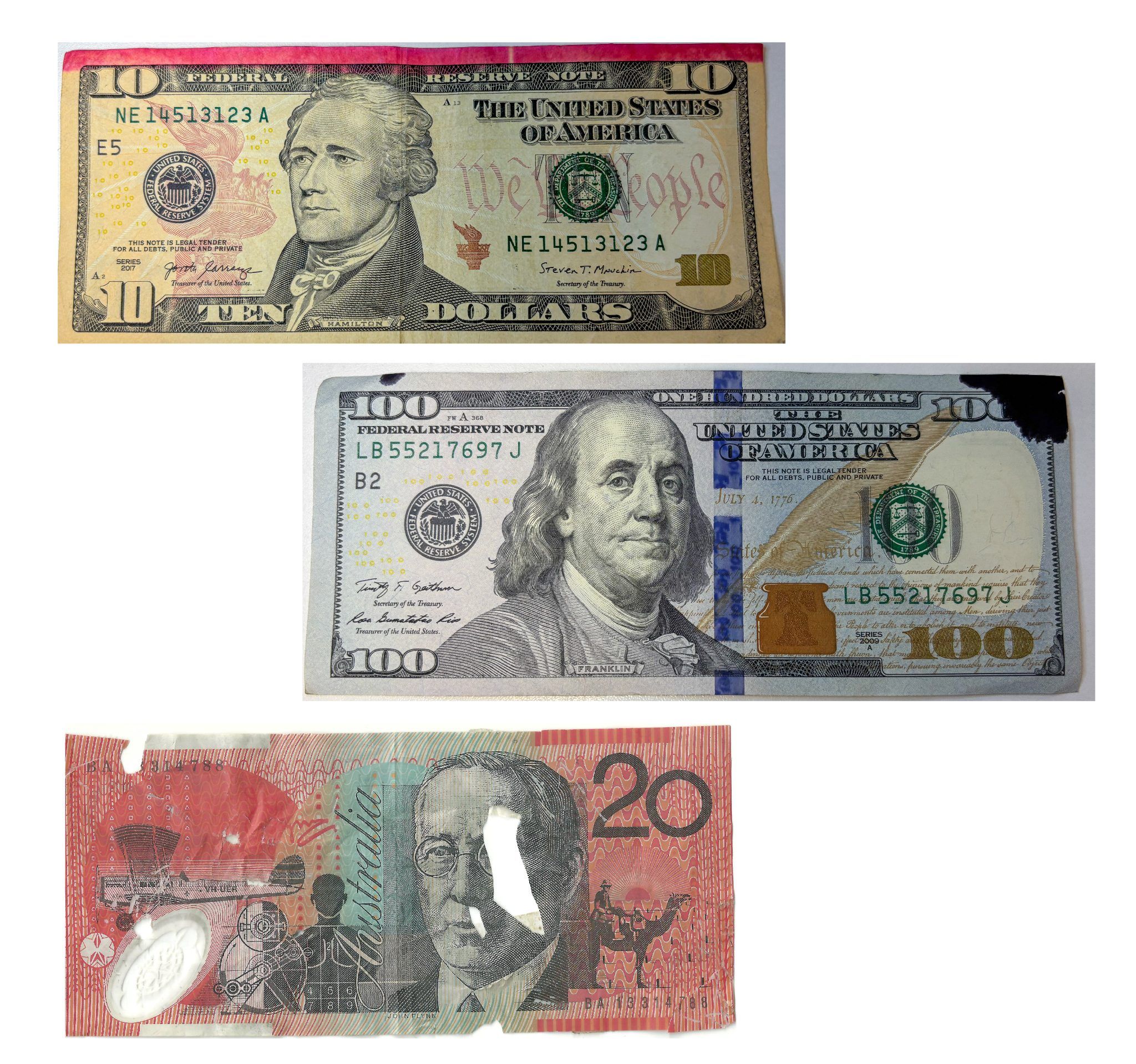 Leftover Currency - A guide to damaged banknotes: What we can and ...