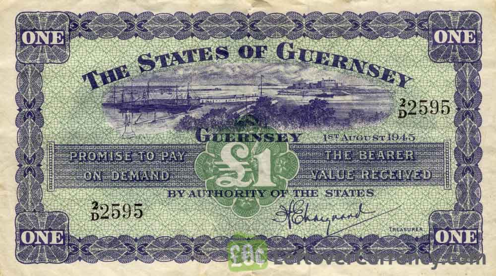 1 Guernsey Pound (Guernsey seal) - Exchange yours for cash today