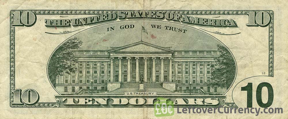 10 American Dollars series 1999 - Exchange yours for cash today