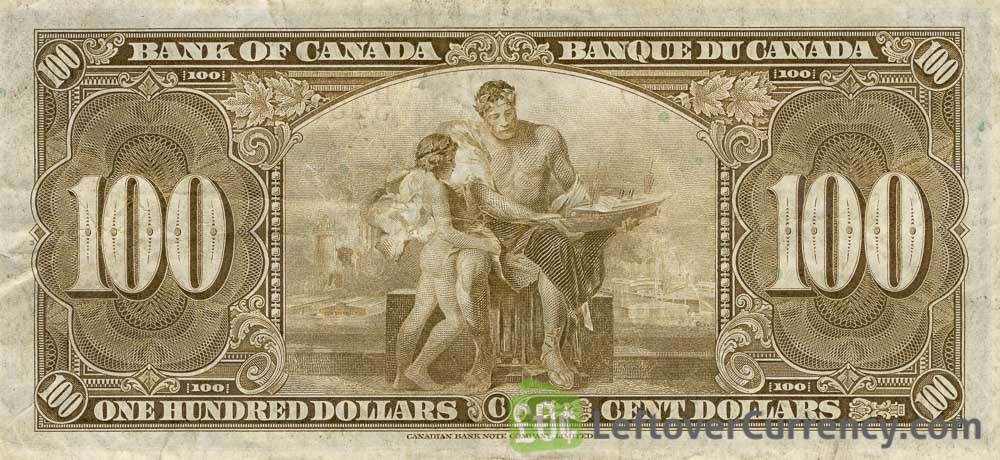 100 Canadian Dollars series 1937 - Exchange yours for cash today