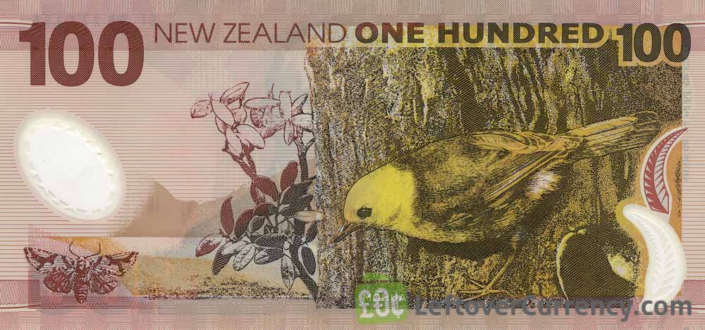 100 New Zealand Dollars series 1999 - Exchange yours for cash